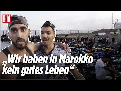 Migrationskrise in Ceuta – Marokkaner erklärt: Darum schwammen wir nach Spanien!