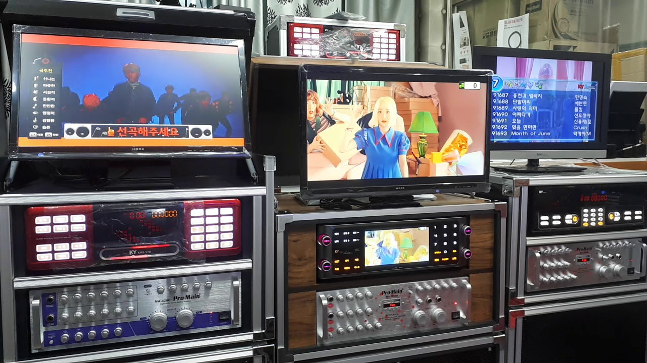 #금영 반주기 부팅 시간 테스트 [순서대로 #KMS S70, #KYG 2121, #KMS 150] - YouTube