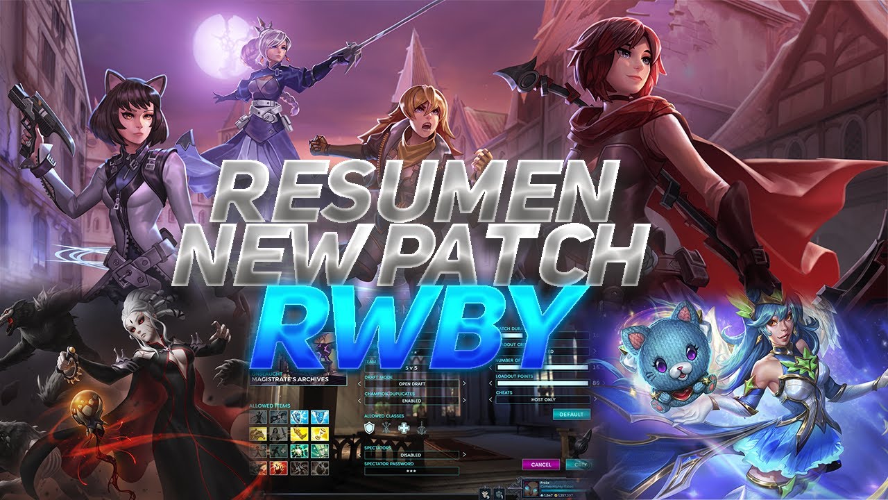 RESUMEN DEL PARCHE DE PALADINS X RWBY! SKINS, MODOS DE JUEGO Y MÁS ...