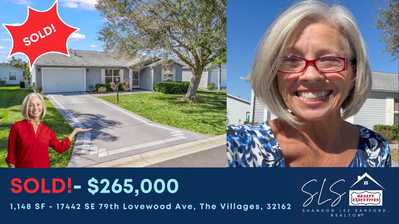 SOLD! 1,148 SF Austin Cottage/Ranch Floorplan in The Villages, FL ...