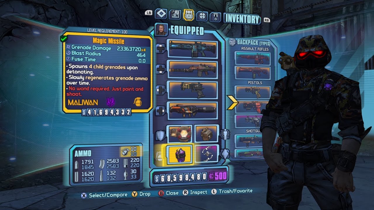 Axton the Commando at Level 100 (UVHM) - Borderlands 2 - YouTube
