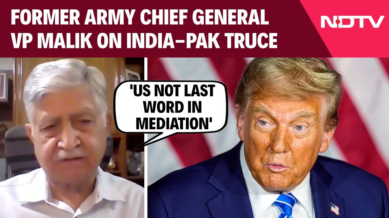India Pak Ceasefire | 'US Not Last Word In...': Ex Army Chief General ...