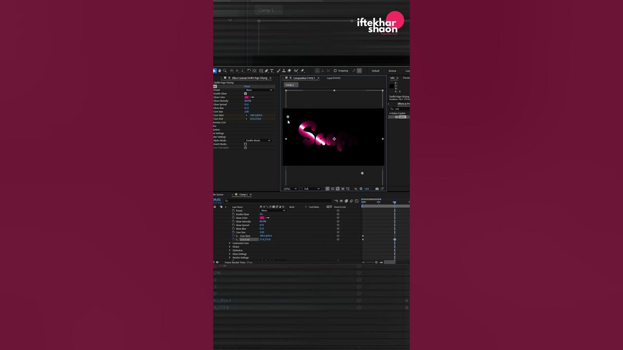 How to Use Saber Plugin in After Effects #aftereffects #sabereffect - YouTube
