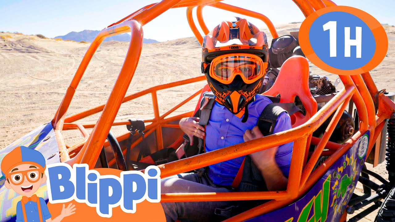 Wheels on the Beach Buggy | Blippi | 🚌Wheels on the BUS Songs! | 🚌 ...