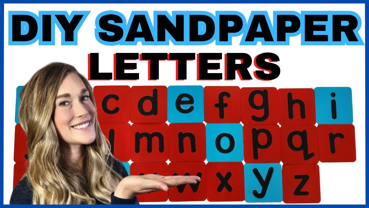 How To Make Montessori Tracing Letters! | Cricut DIY | - YouTube