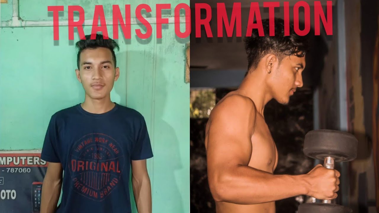 Kolin Saroh l 1 Year Natural Body Transformation l Skinny to fit (16-17 ...