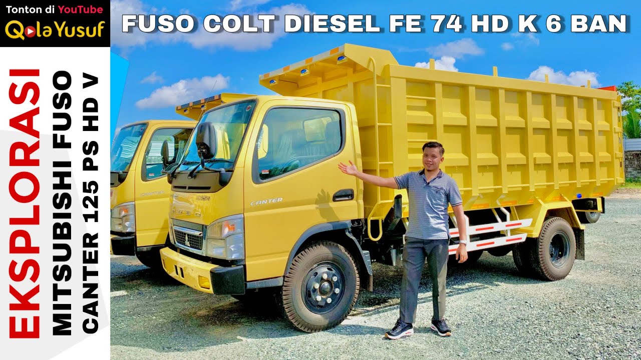 Mitsubishi Canter 125 PS HD V / Fuso Colt Diesel FE 74 HD K 6 Ban Super ...