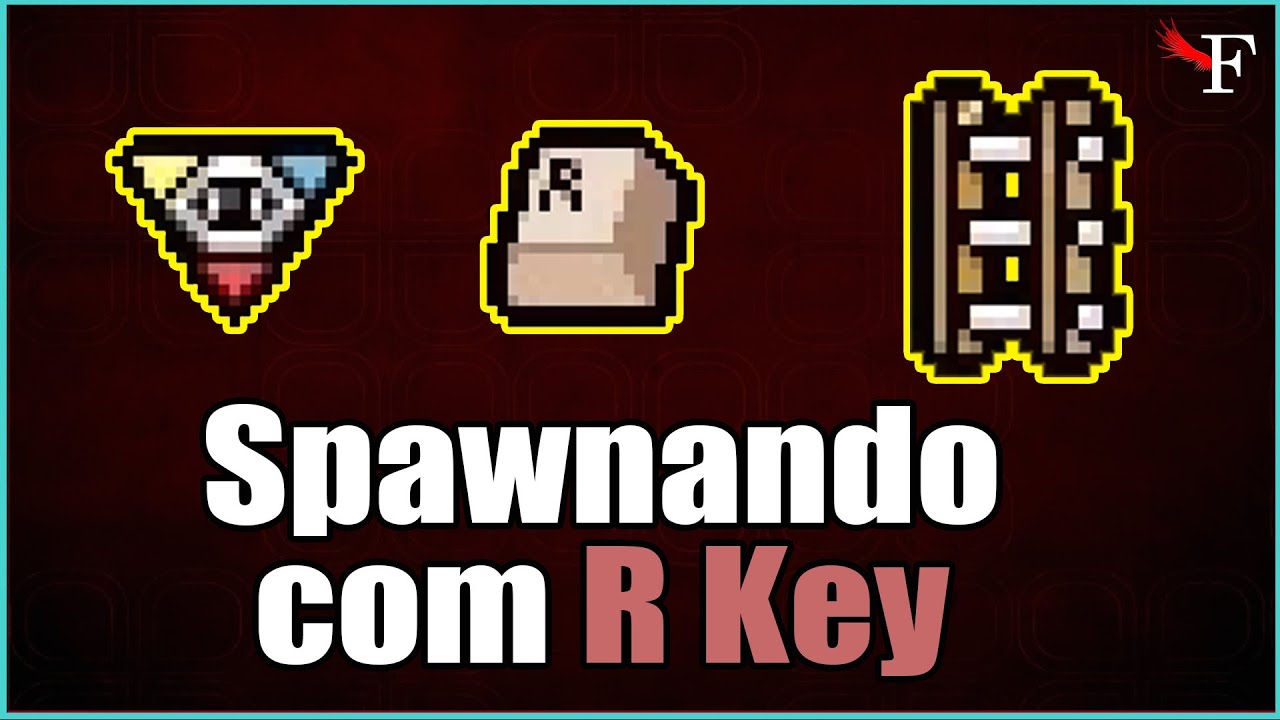 NASCENDO COM R KEY E ZERANDO OS ITENS DO ANJO - THE BINDING OF ISAAC ...