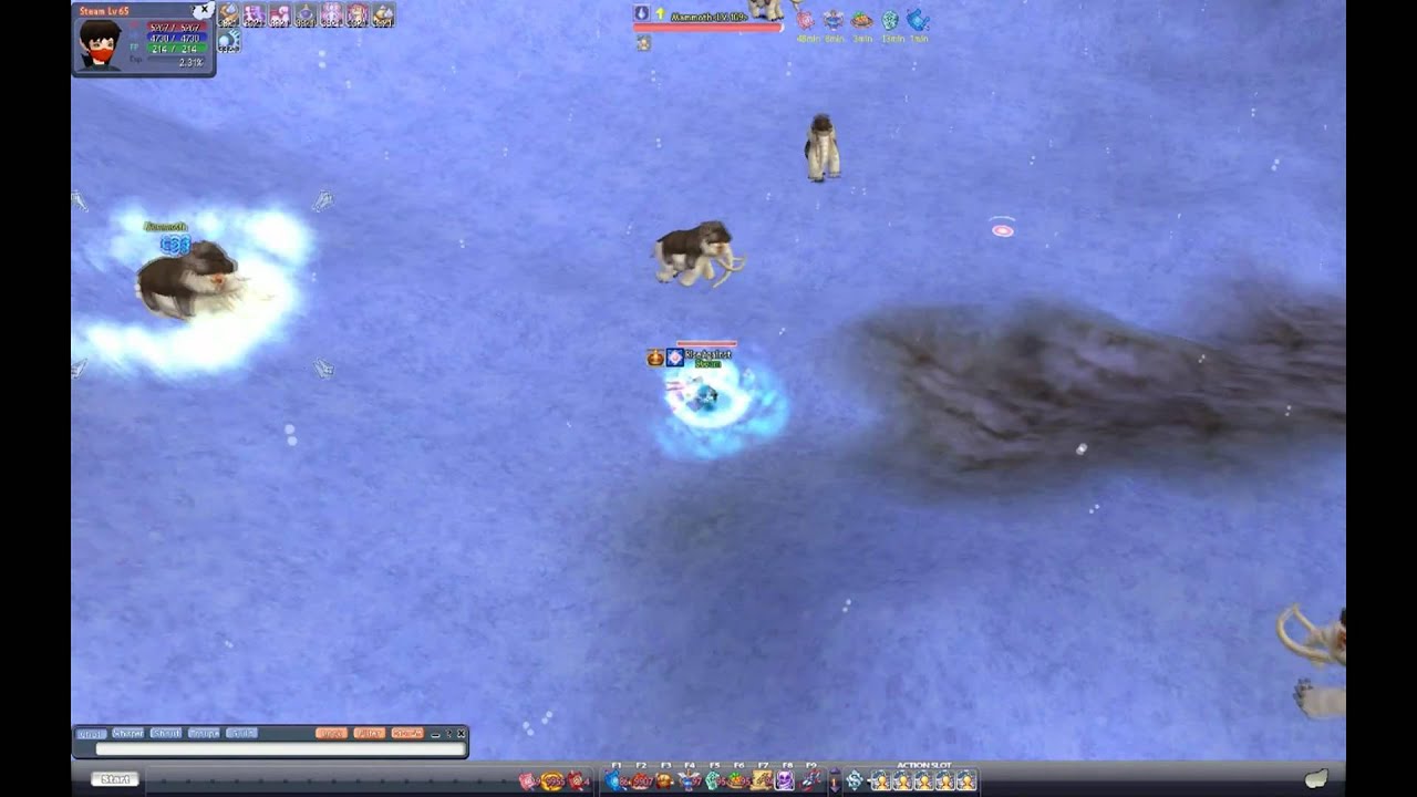 Flyff Hit and Run ele lvl 65 AoE Mammoths [fast version] - YouTube