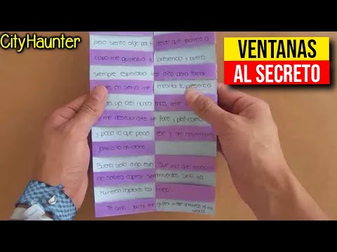 😍 Carta: TEXTO OCULTO 🤩 Cartas para SAN VALENTIN || HaunterMake
