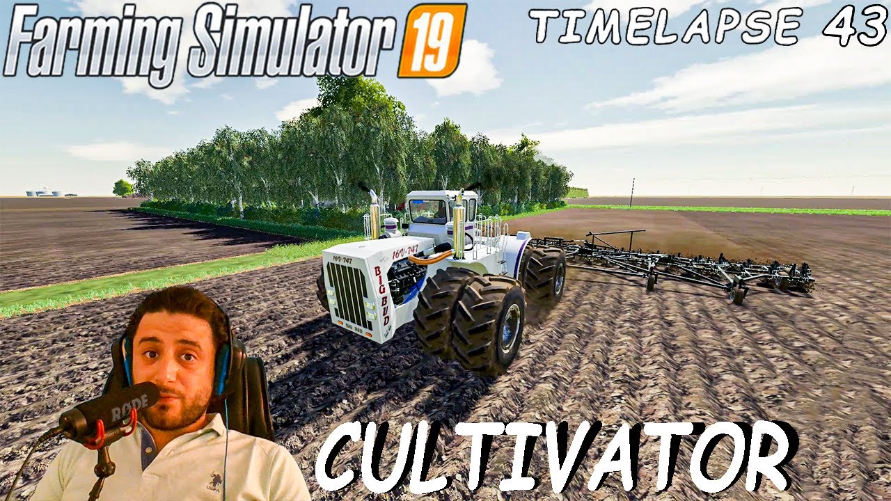 Plowing Cultivator with Big Bud 747 | Farming Simulator 19 | Nebraska ...