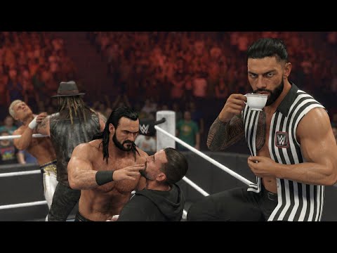 WWE 2K25: Dream Fatal 4-Way Match | Ref Roman Reigns (Via Cloud Gaming)