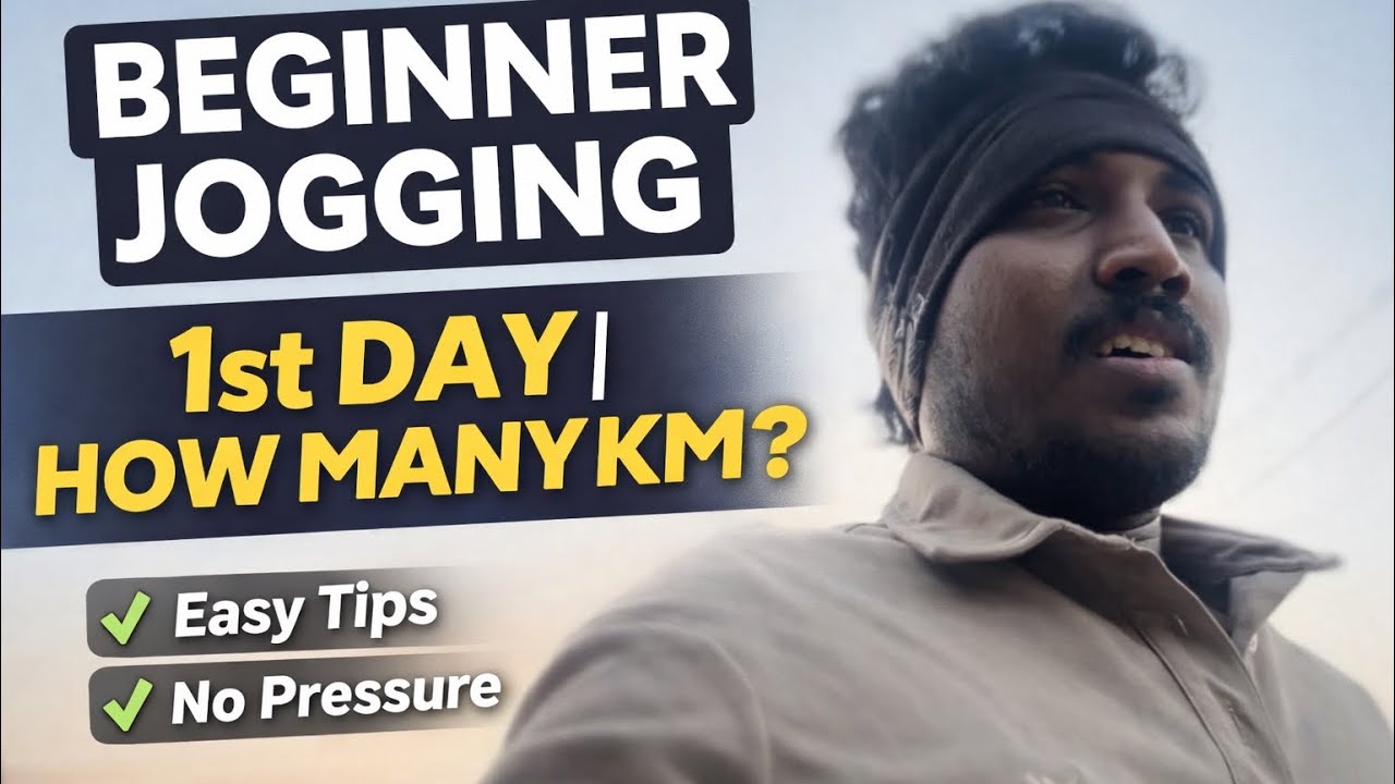 Beginner Jogging Tips | First Day Evlo KM Pogalam? | Easy Start for ...