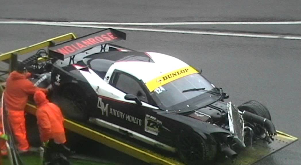 Spa Euro Race crashes and spins - YouTube