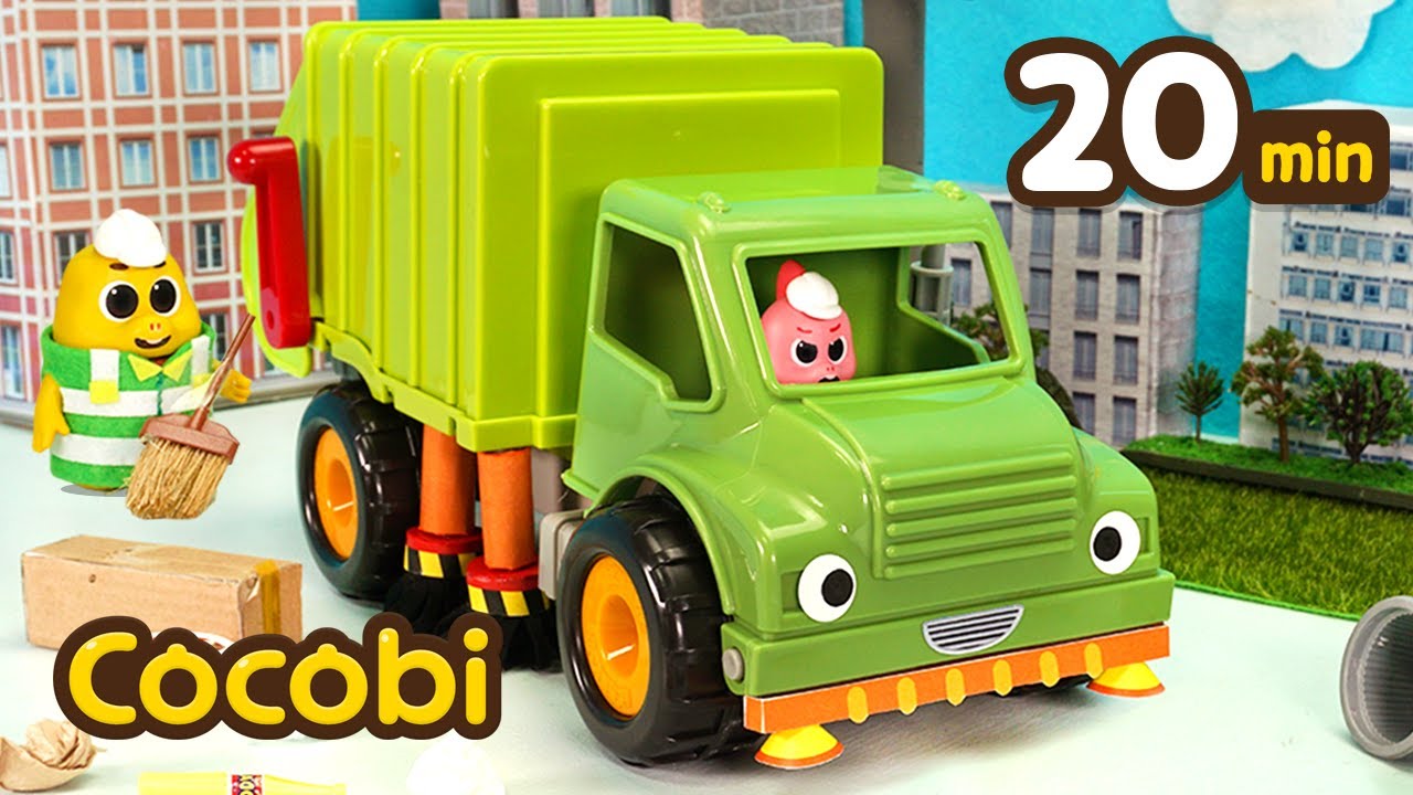 Lagu Truk Pembersih Jalan🚛 Dan Lainnya | Kompilasi Lagu Anak | Car Song ...