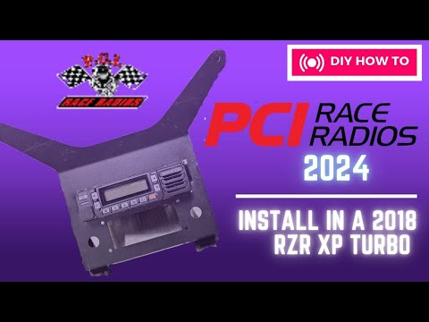 PCI Race Radio Install in a 2018 RZR XP TURBO - YouTube