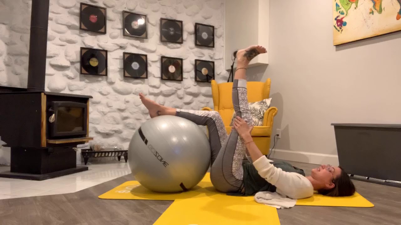 Stretching avec ballon - YouTube