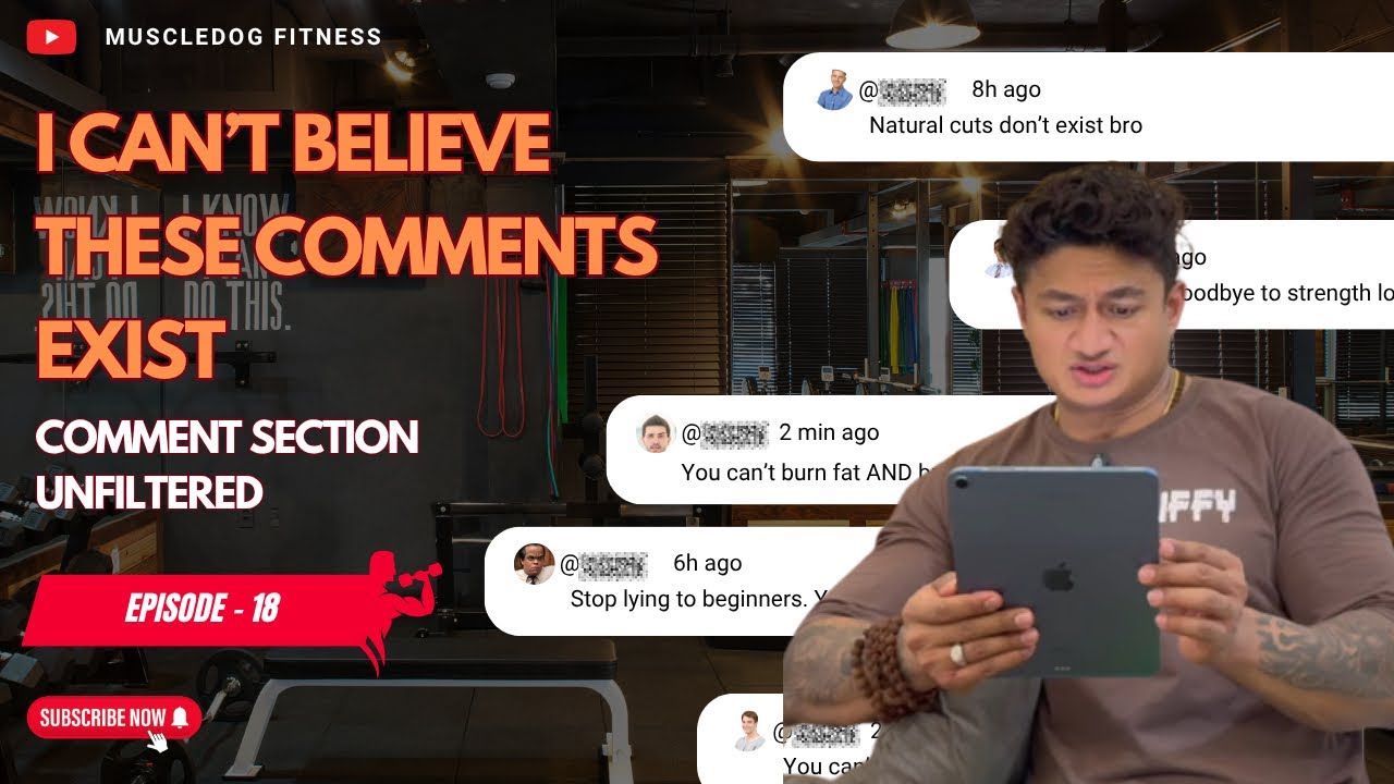 These Comments Sent Me into a Bulk of Rage 💢 | Muscledog Fitness - YouTube