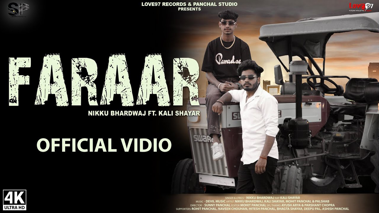 Faraar (Official Video) Nikku Bhardwaj Ft. Kali Shayar | Mohit Panchal ...