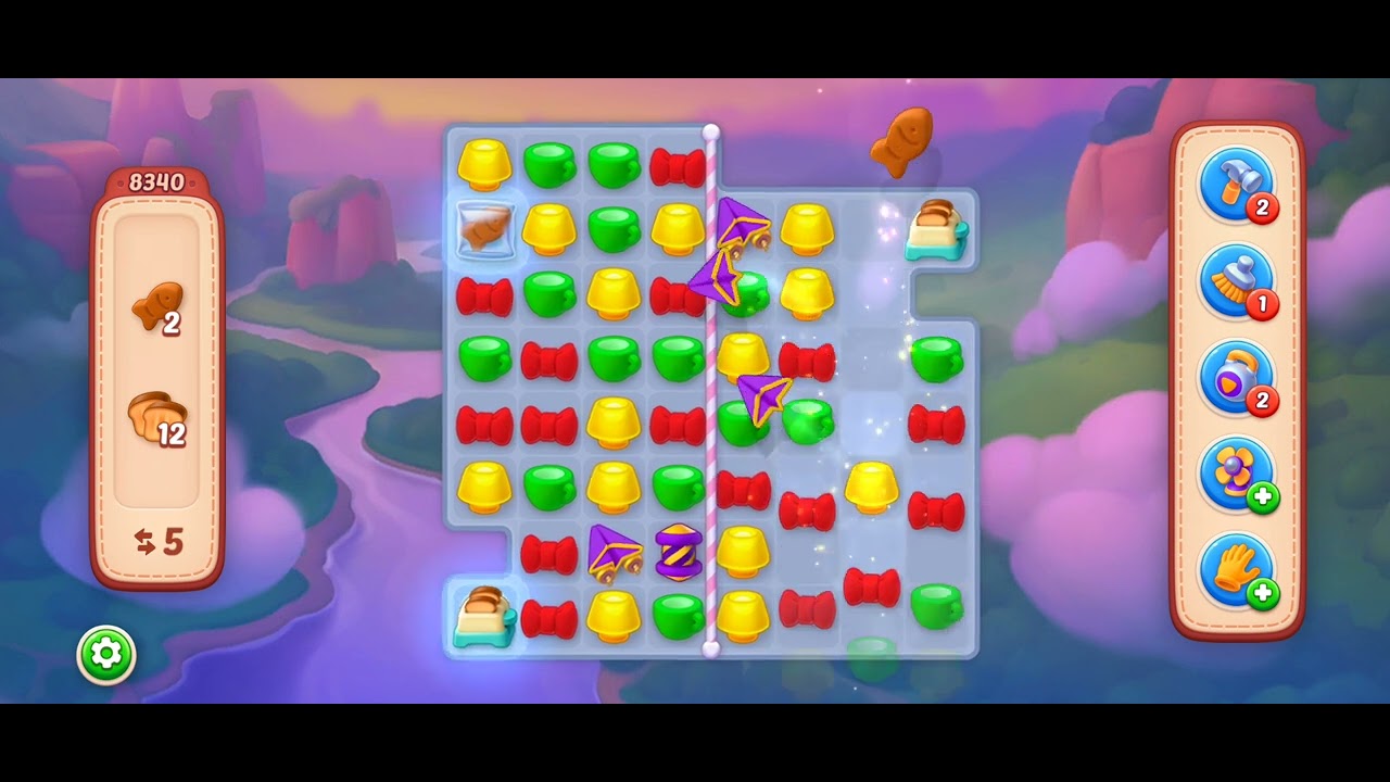 Homescapes ASMR let's play ️ game 🎮 level 8340 Fish 🐟 Cookies 🍪 I'm a ...