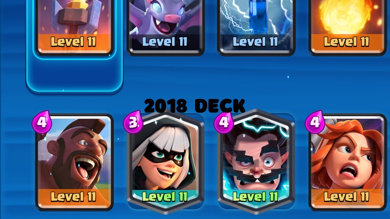 Beating Clash Royale With My FRIEND'S 2018 Deck... - YouTube