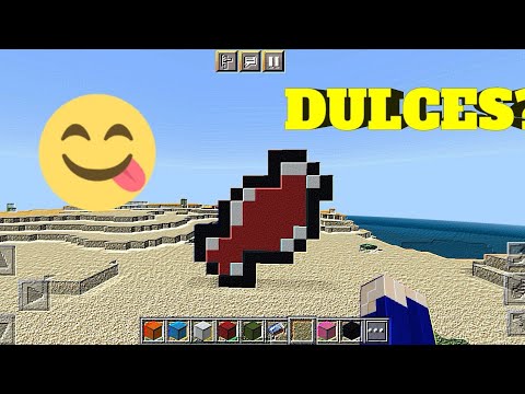 como hacer dulces de fresa en minecraft//PIXELART - YouTube