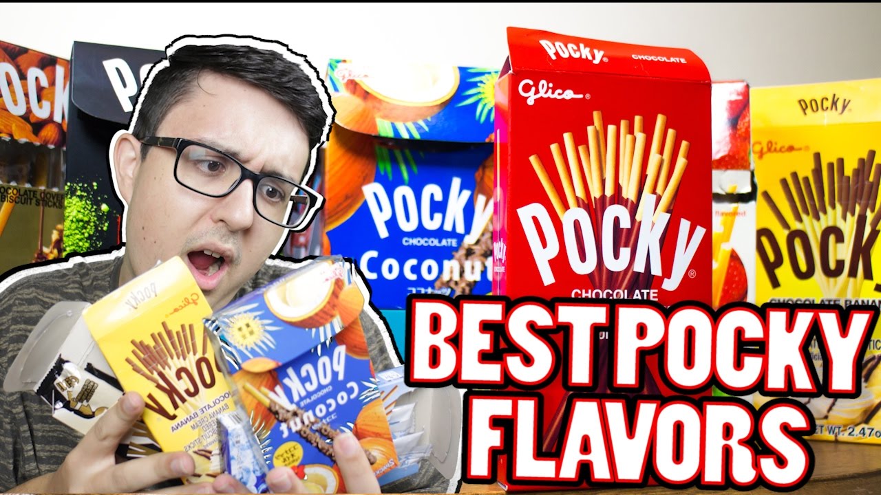 BEST POCKY FLAVORS!! Tasting 11 Varieties!!! - YouTube