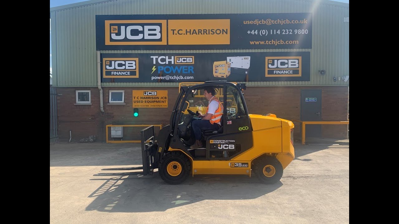 FOR SALE - 2021 JCB TLT 35-23D-2WD TELETRUK - 2996047 - YouTube