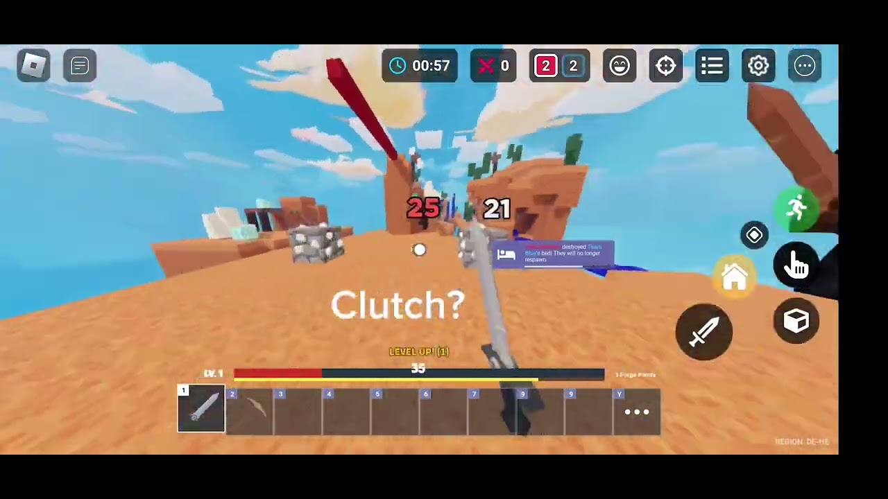 Playing Roblox bedwars on controller! - YouTube