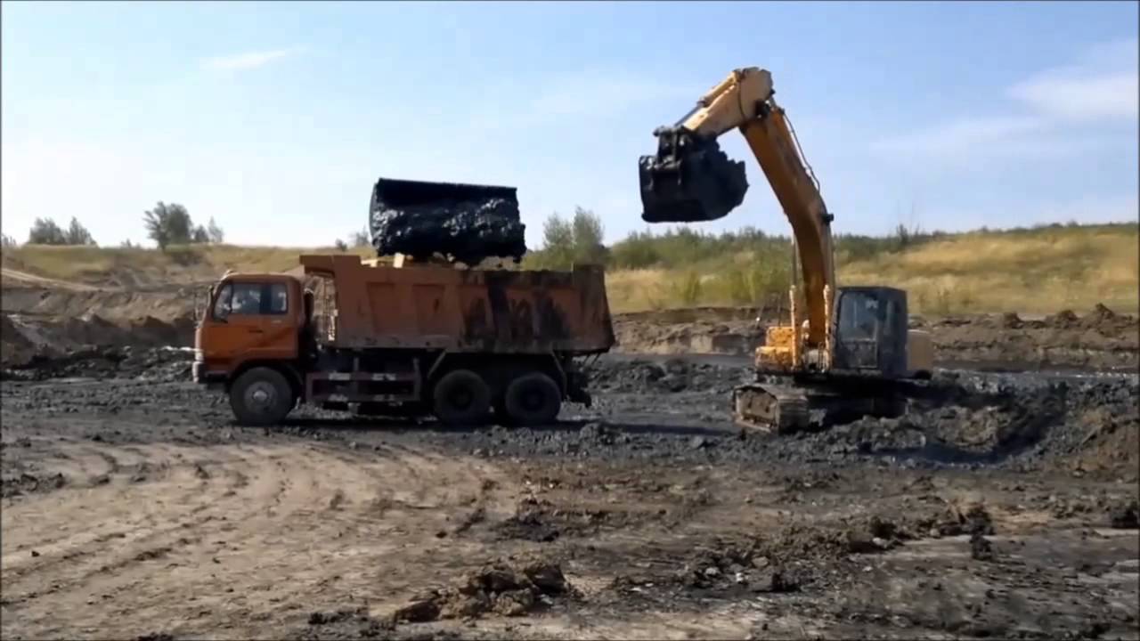 Lot 1 PCB sludge excavation / Лот 1 Выемка шлама с ПХБ - YouTube