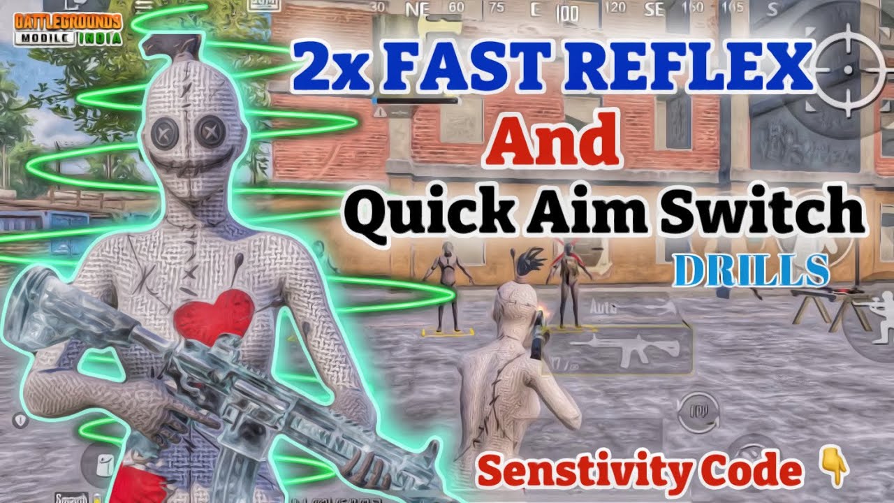 BEST DRILLS FOR 2X FAST REFLEX AND MOVEMENT | HEADSHOT ACCURACY 💯 - YouTube