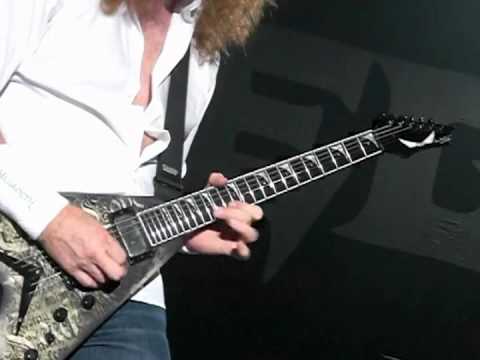 Megadeth Holy Wars..The Punishment Due Dave Mustaine Ending Solo Live ...