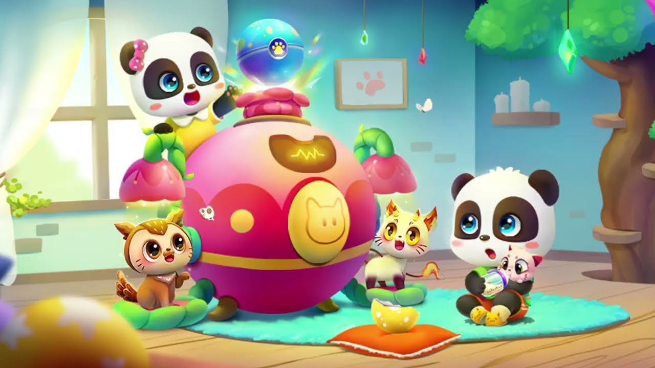 Baby Panda Kitty World | #babybusgames #gameplay - YouTube