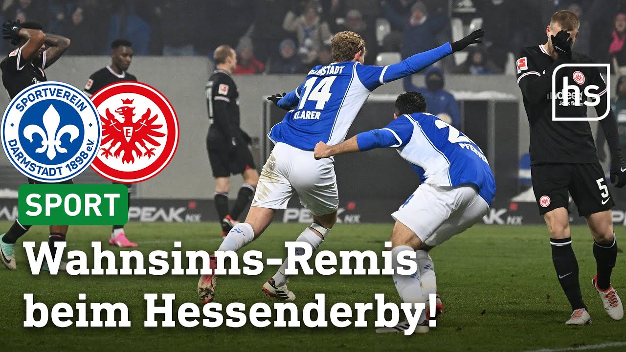 Highlights: Darmstadt 98 - Eintracht Frankfurt 2:2 | Bundesliga 18 ...