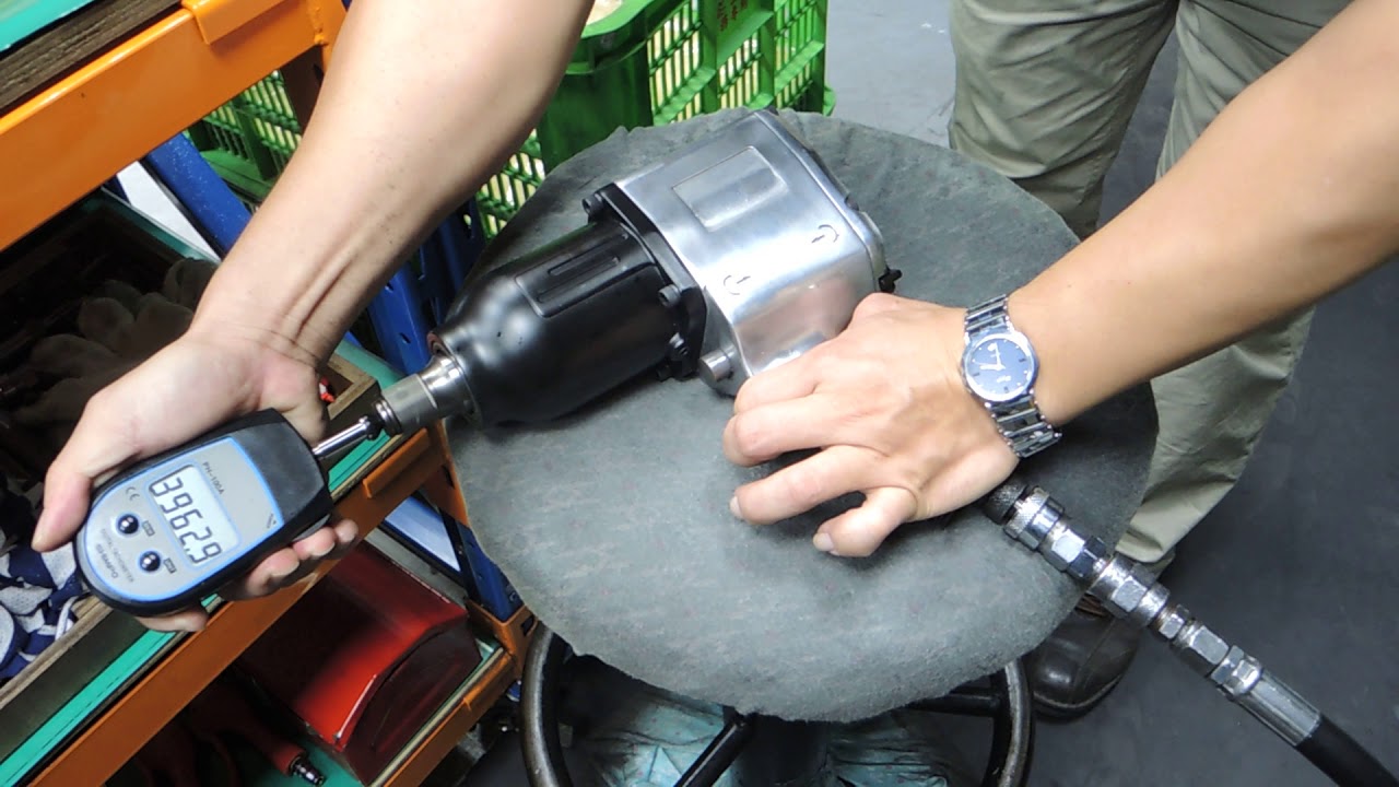 YEARSWAY Air Impact Wrench torque test - YouTube