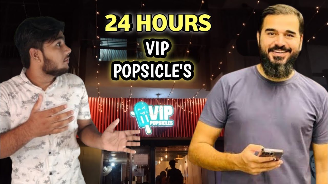 LIVING 24 HOURS VIP POPSICLES WITH MUSTAFA HANIF 😍 - YouTube