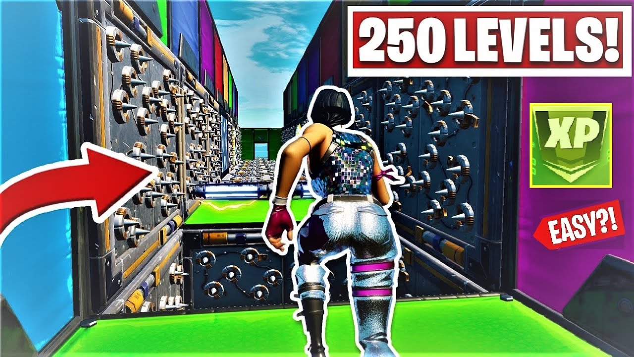 250 LEVELS MONSTER COLOR (8082-7975-3921) FORTNITE CREATIVE - YouTube