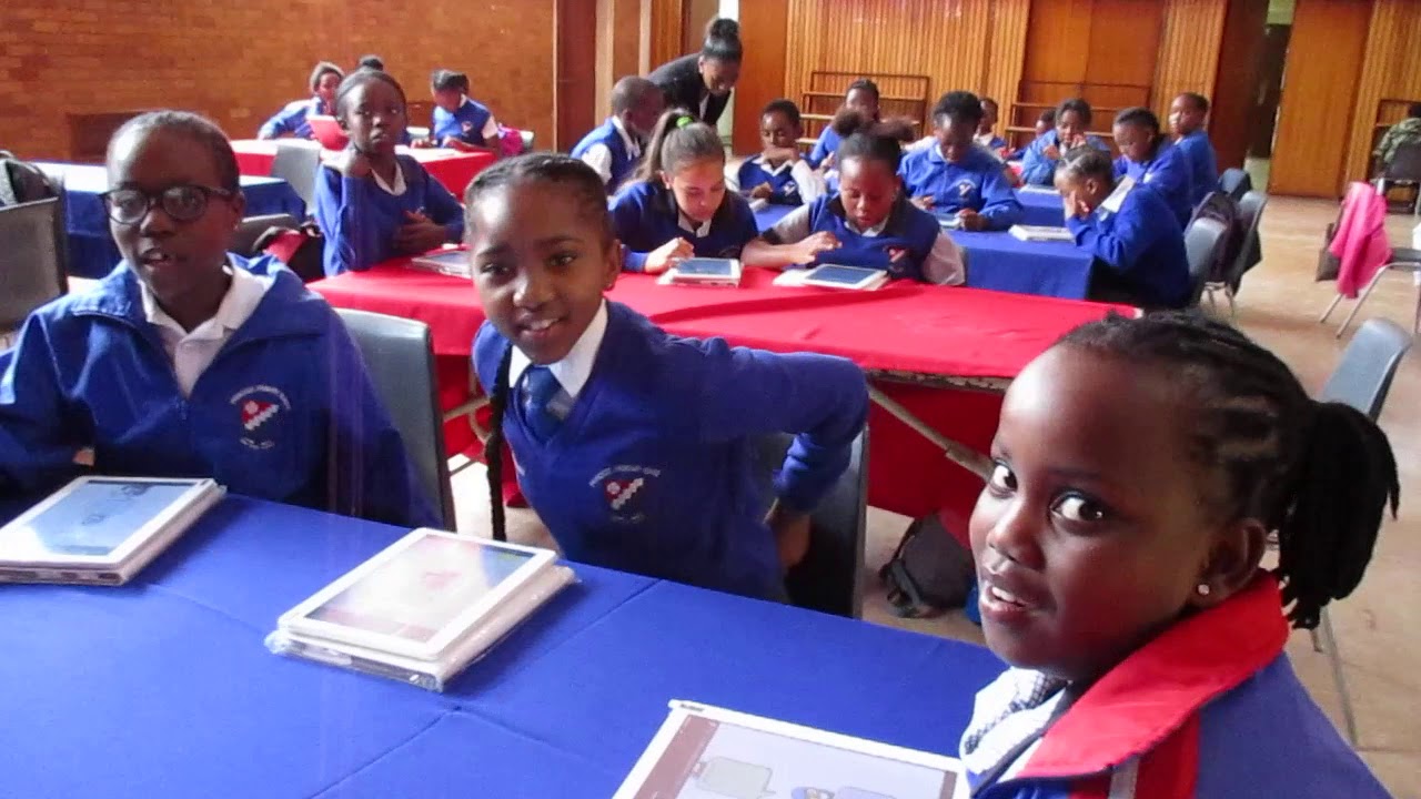 Princess Primary School Learners during e-Learning Session - YouTube