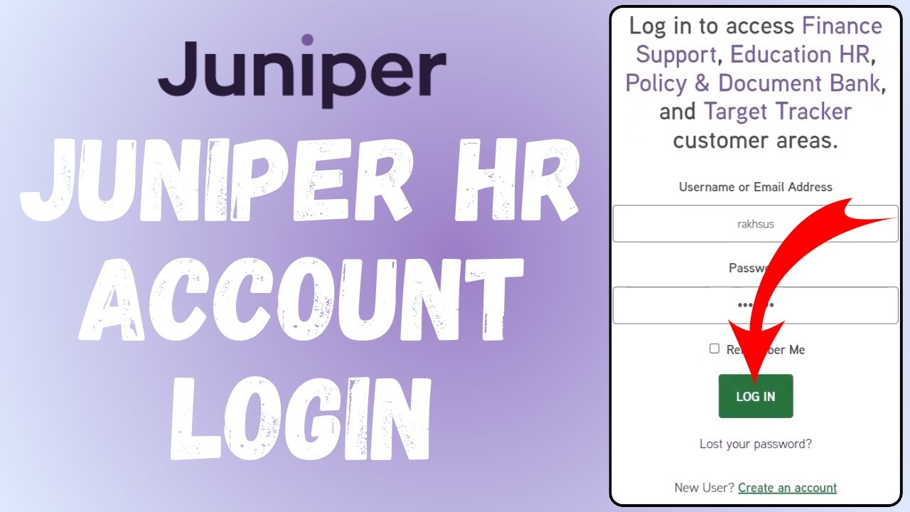 How to Login Juniper HR Account - YouTube