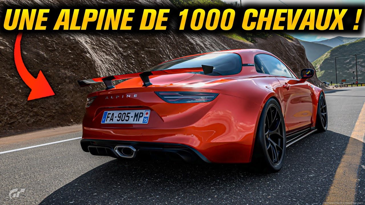 UNE ALPINE A110 DE 1000 CHEVAUX ! C'EST UN MISSILE ! Gran Turismo 7 ...