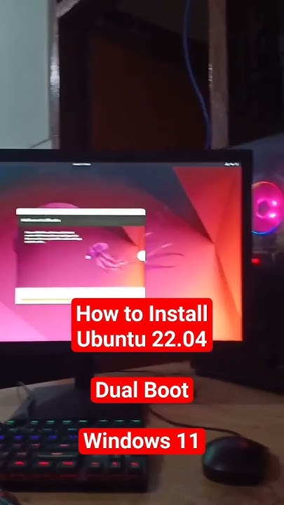 How to Install Dual boot Ubuntu 22.04 - Windows 11 #ubuntu22 #windows11 #dualboot - YouTube