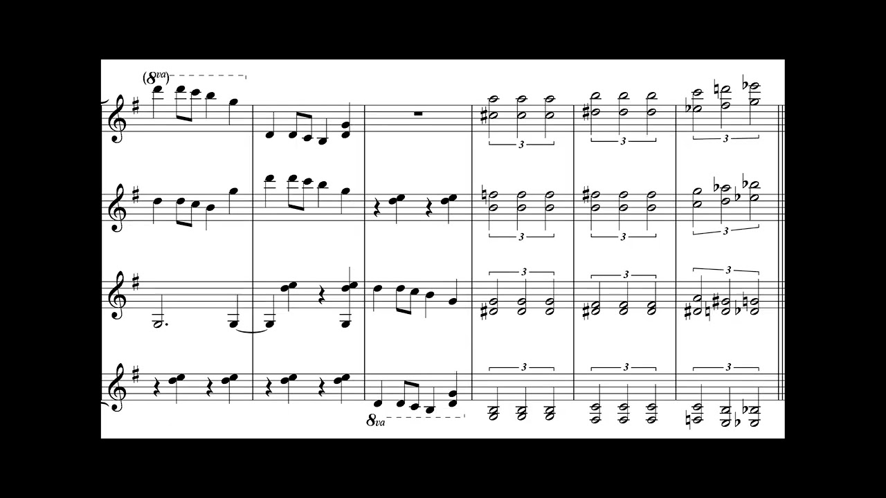 Villa-Lobos - String Quartet No.5 - Brazilian Guitar Quartet - YouTube