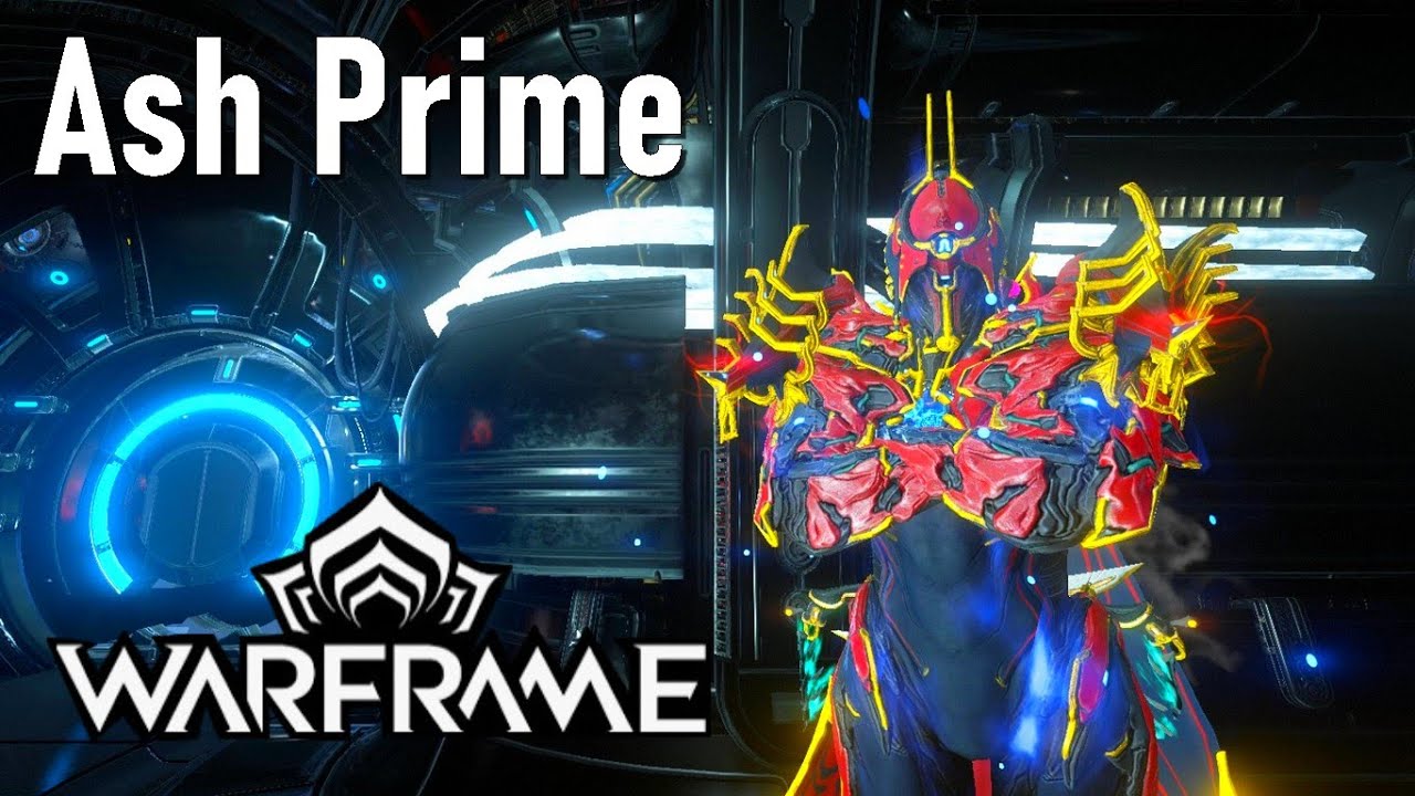 Warframe - Ash Prime GAMEPLAY - YouTube