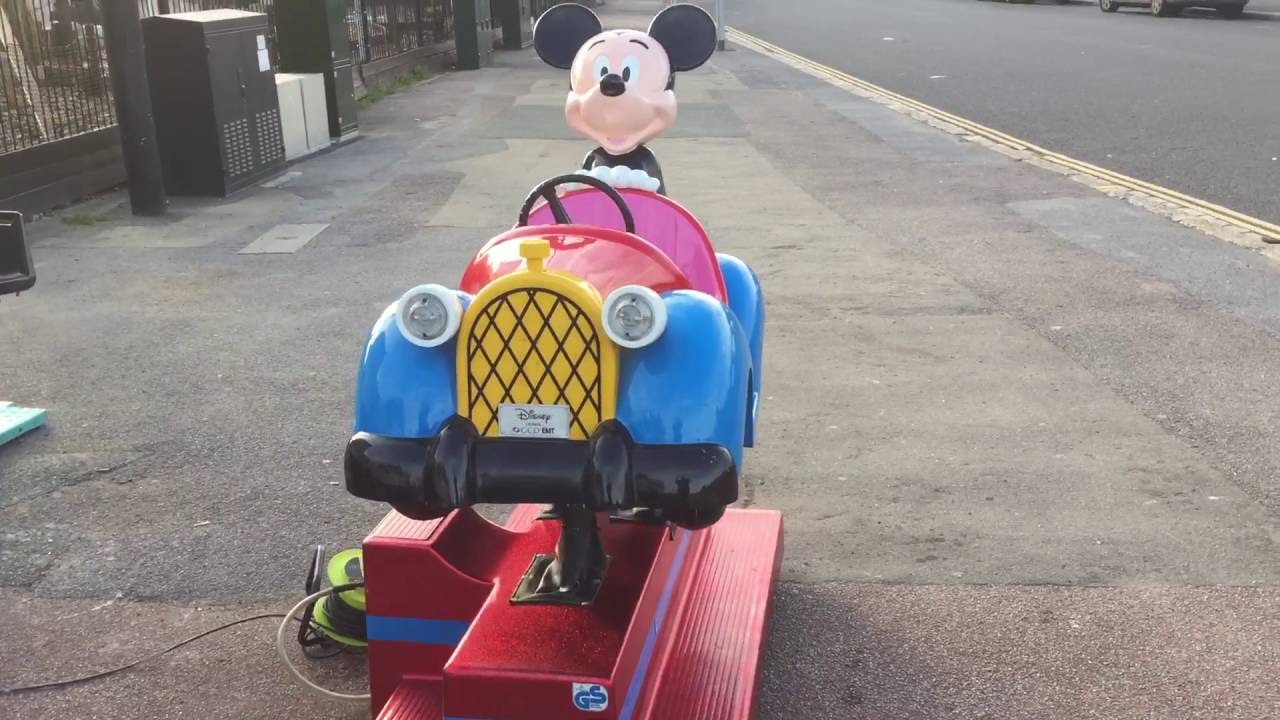 Mickey Mouse coin operated ride - YouTube