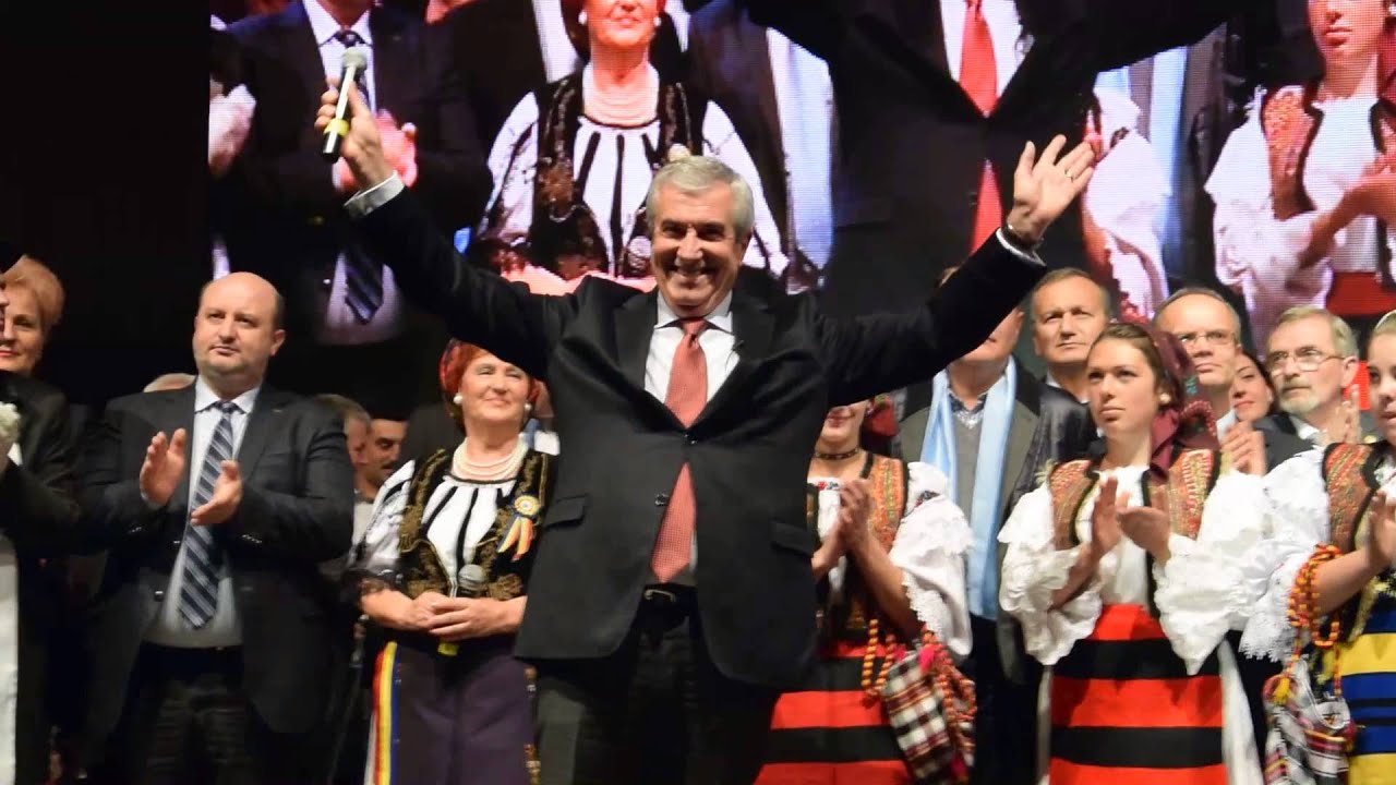 Calin Popescu Tariceanu final de campanie la Alba Iulia - YouTube