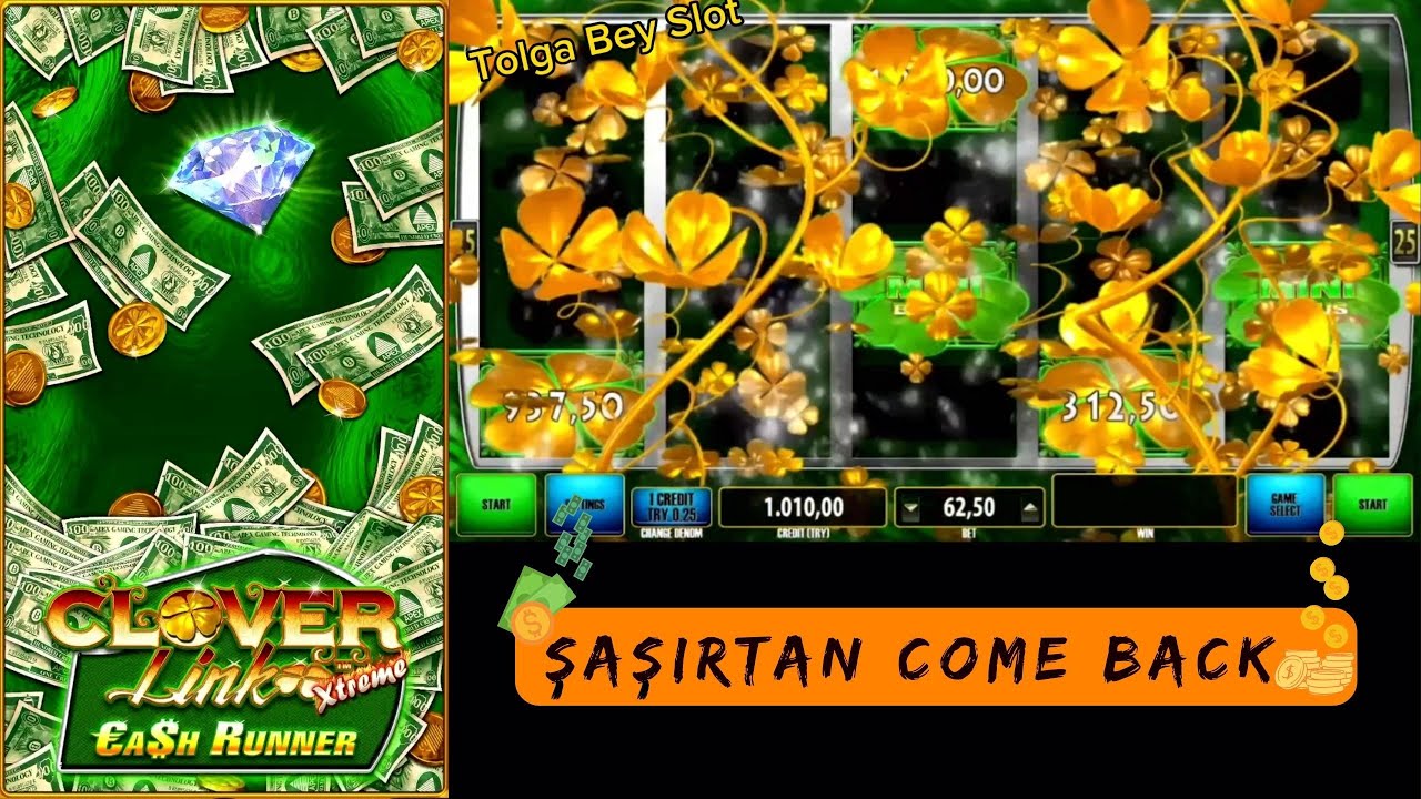 Şaşırtan Come Back - Clover Link Extreme Cash Runner (slot) - YouTube