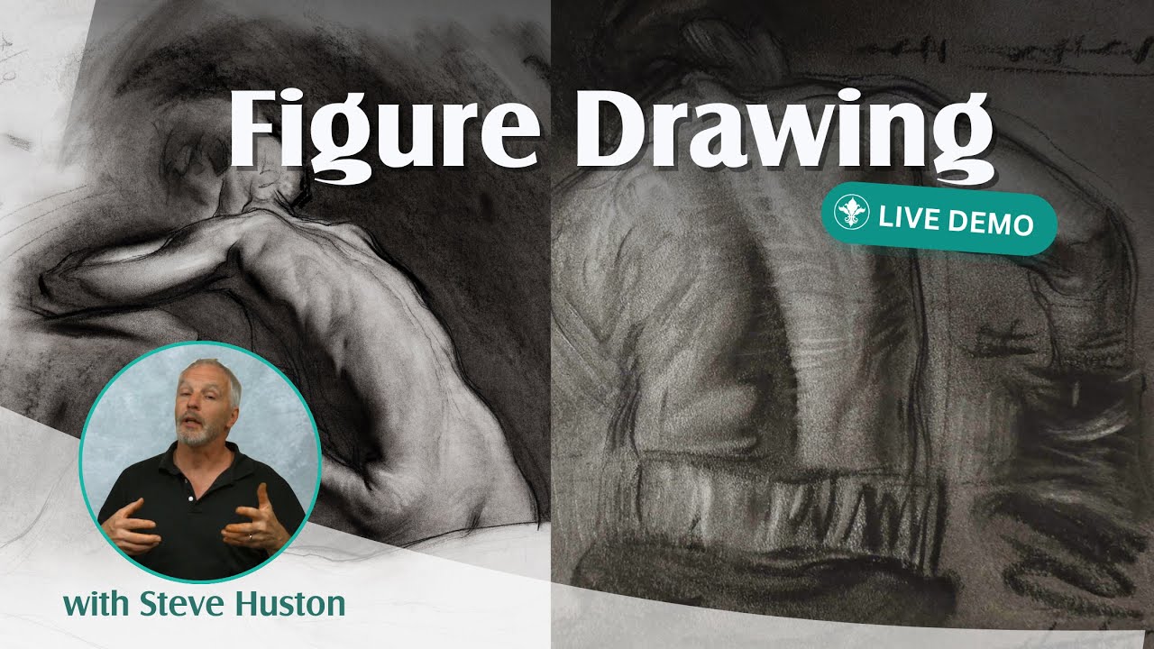 Figure Drawing Live with Steve Huston | Village Retreat Preview - YouTube