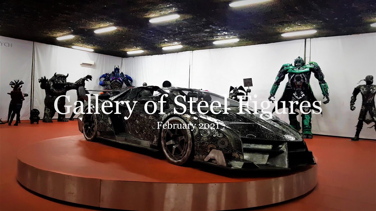 [4K] Gallery of Steel Figures/Galeria Figur Stalowych Pruszków 2021 ...