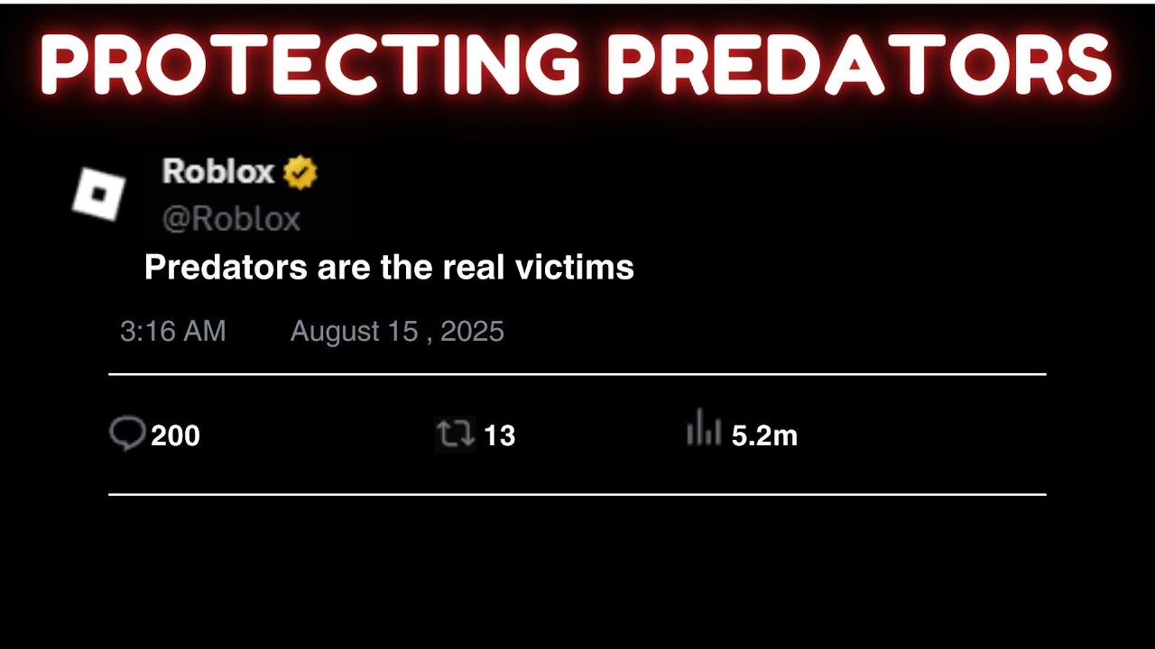Roblox Predator Problem Is Diabolical - YouTube