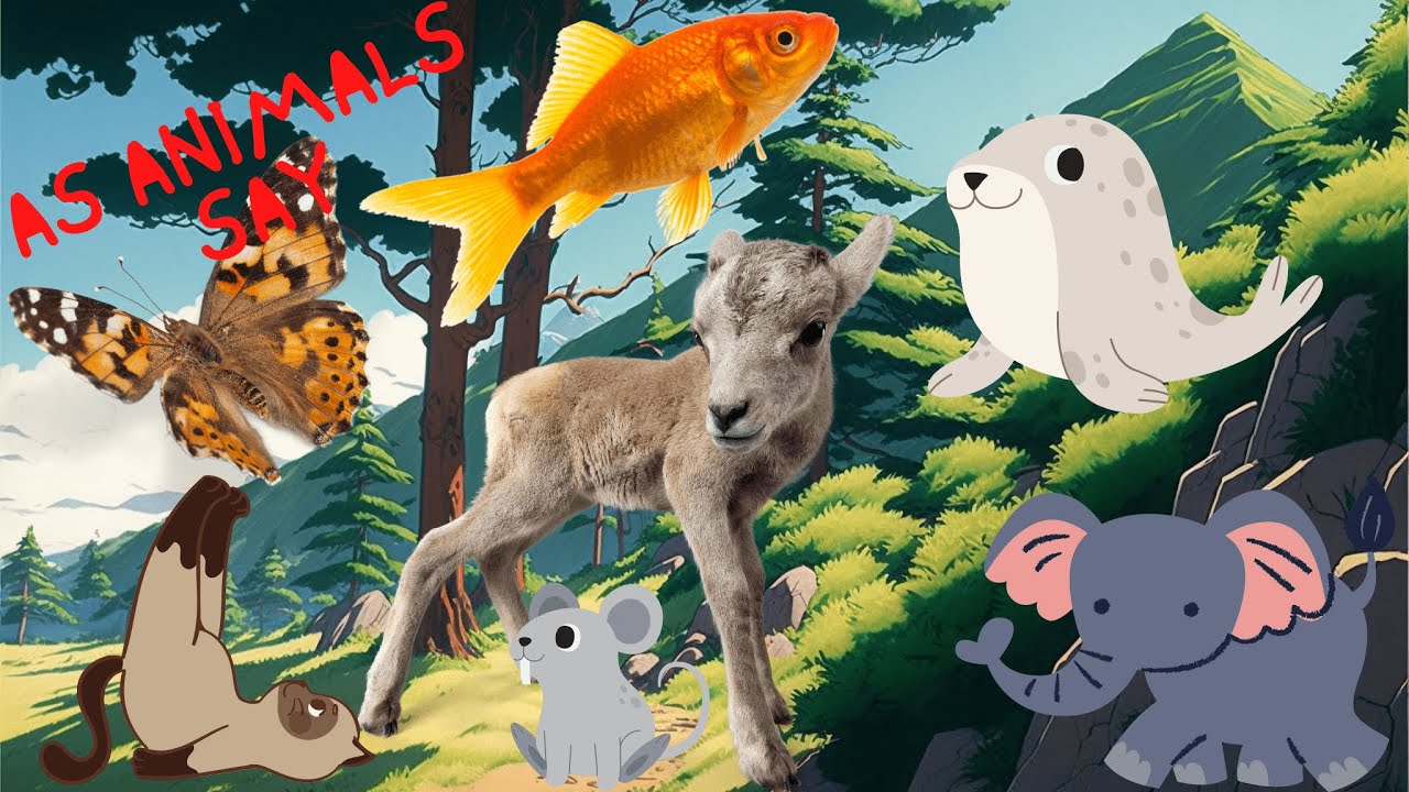 Cute Little Animal: Zebra, Dolphin, Ant, Chimpanzee, Tiger, Dung beetle ...